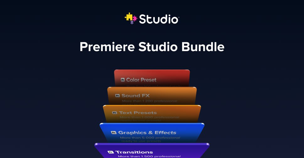 Premiere Studio Bundle for Premiere Pro - Large Package